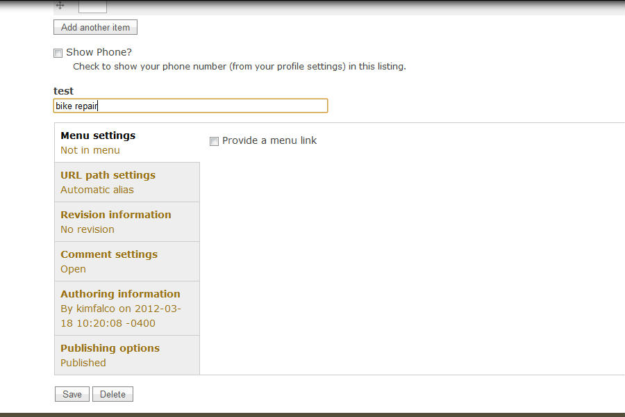 Doesn't save the value in database [#1493072] | Drupal.org