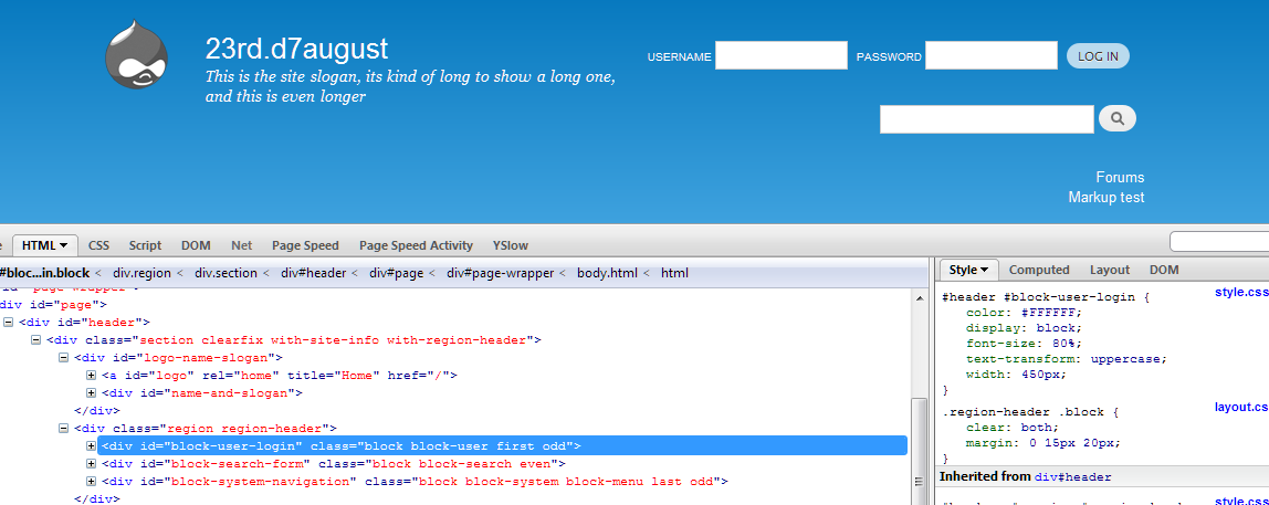Fix Bartiks Header because its totally borked [#845834] | Drupal.org