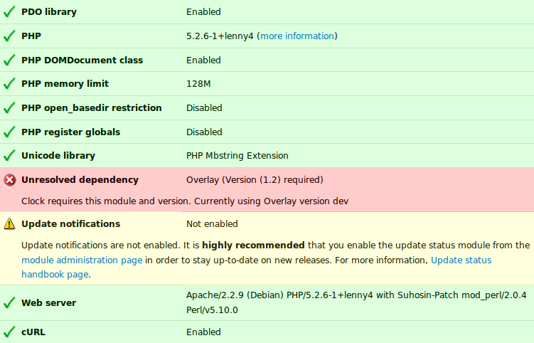 Upgrading a module with a newly added dependencies breaks things badly [#228860] | Drupal.org