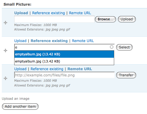 FileField Sources: Remote files / Reference existing files [#119539] | Drupal.org