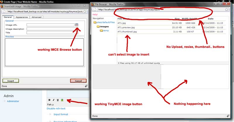 IMCE_Wysiwyg API bridge module [#287025] | Drupal.org