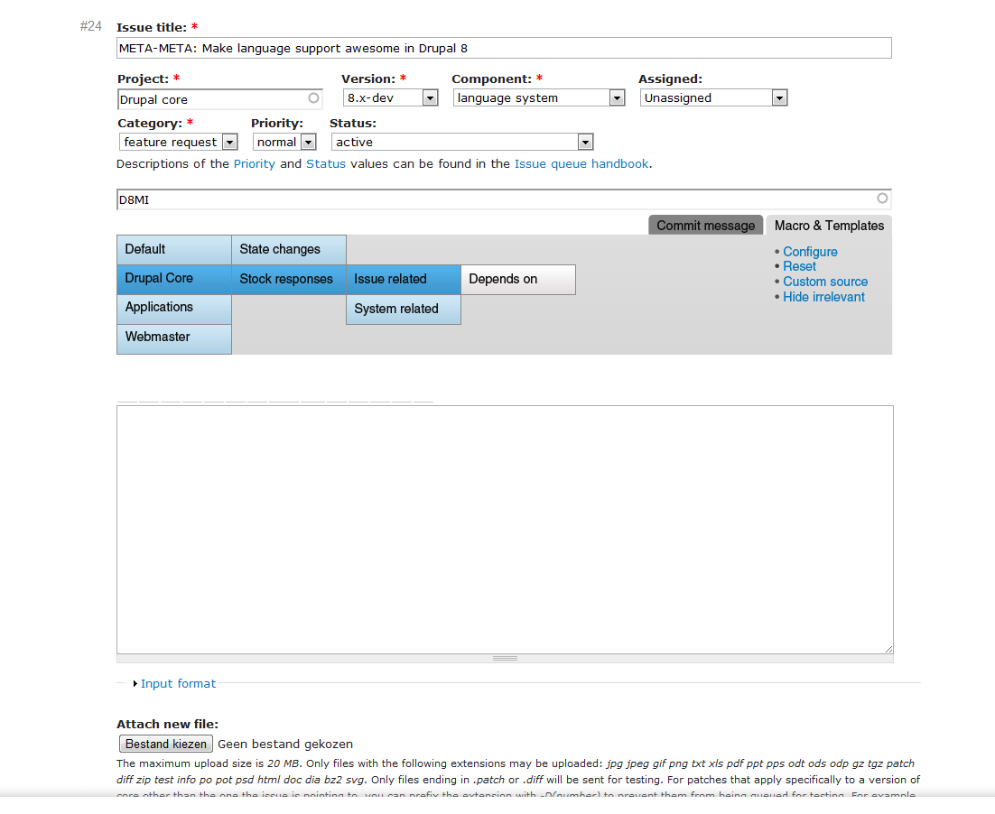 UI review / UX improvements [#1164532] | Drupal.org
