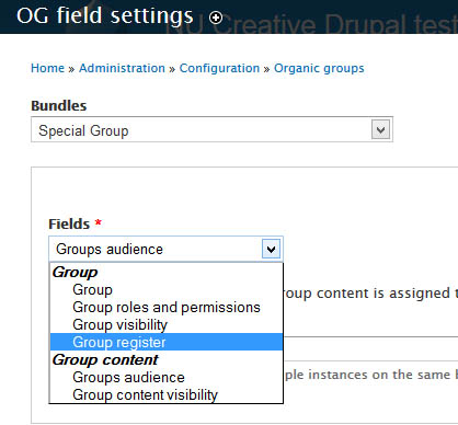 HowTo: Enable group sign up during user registration | Usage | Drupal Wiki guide on Drupal.org