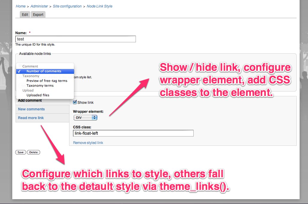 Node Link Style 