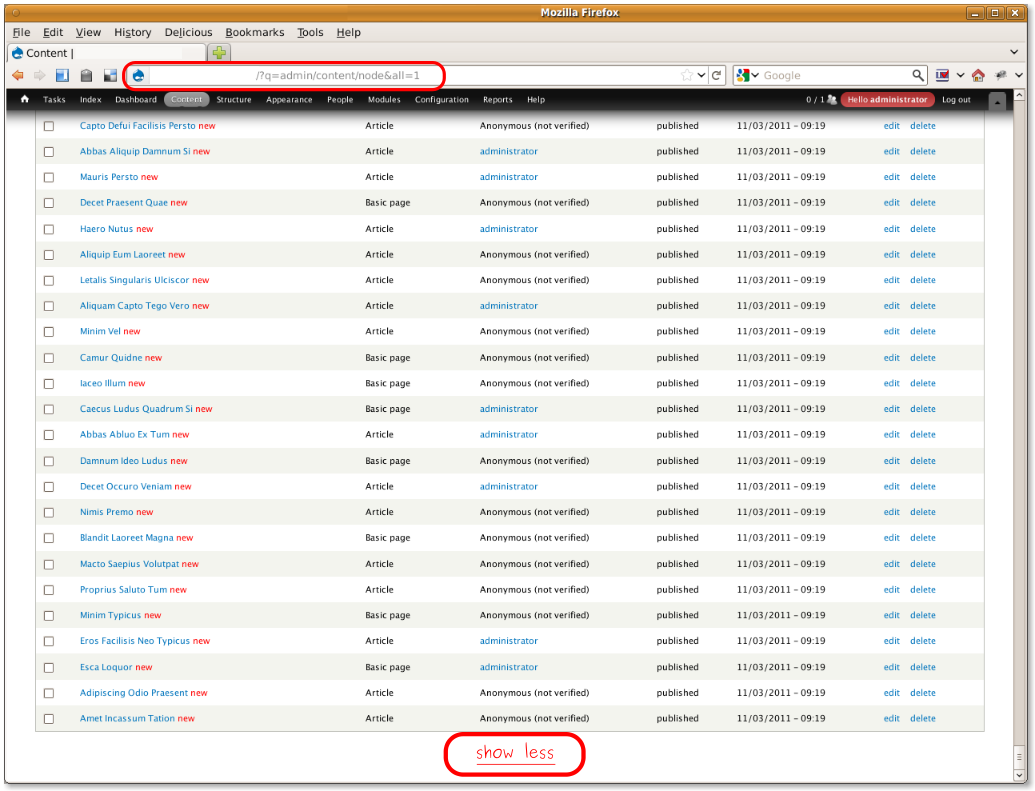 provide UI on pager to change the # of things displayed per page (and ...