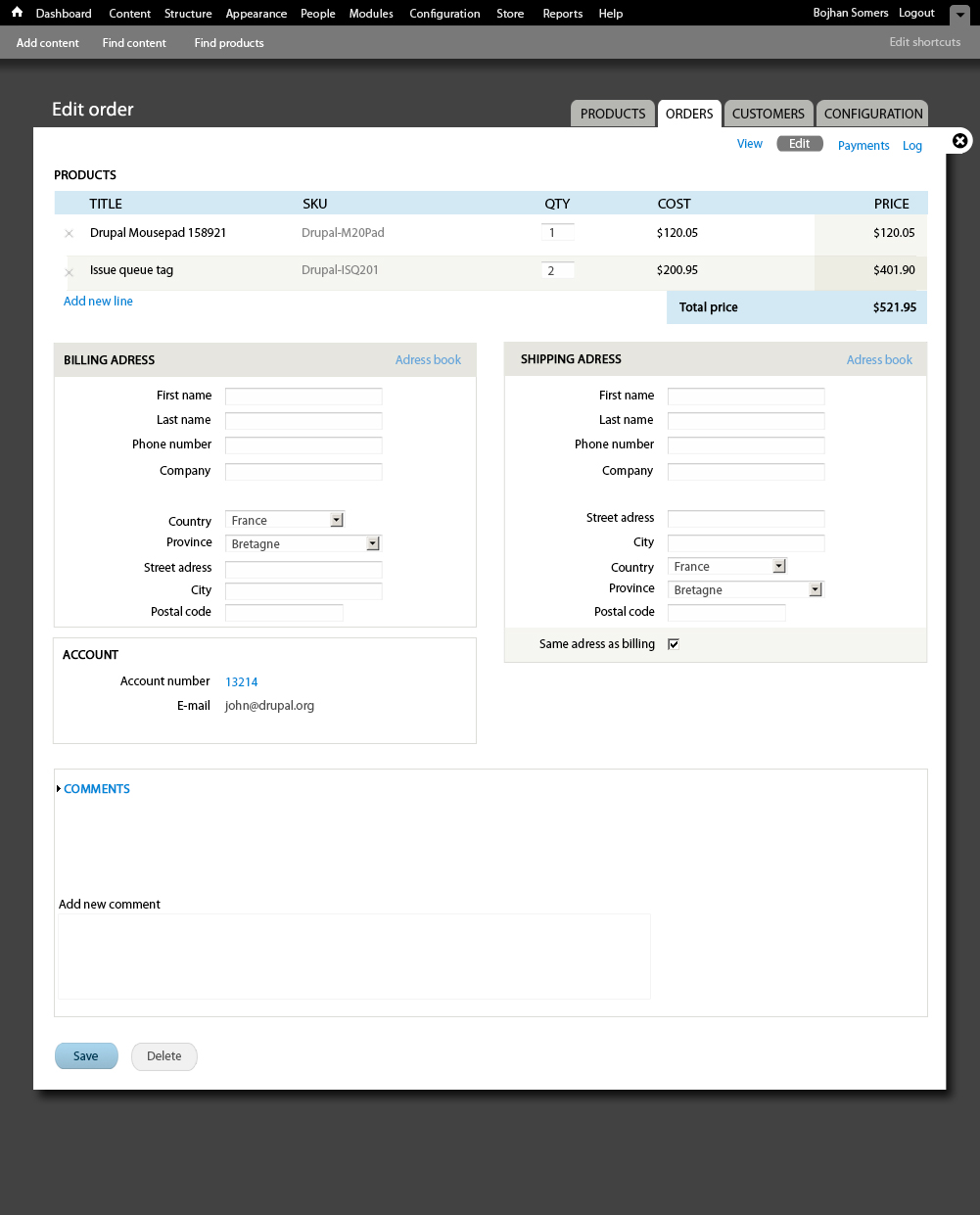 Editing order UI [#725658] | Drupal.org